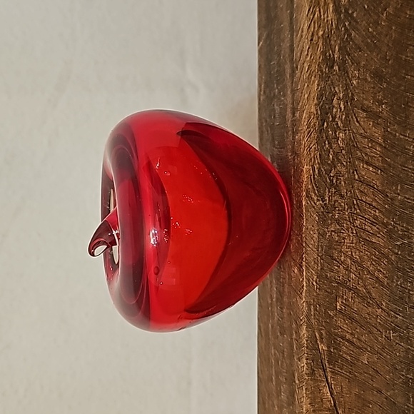 blenko | Accents | Vintage Blenko Red Apple | Poshmark